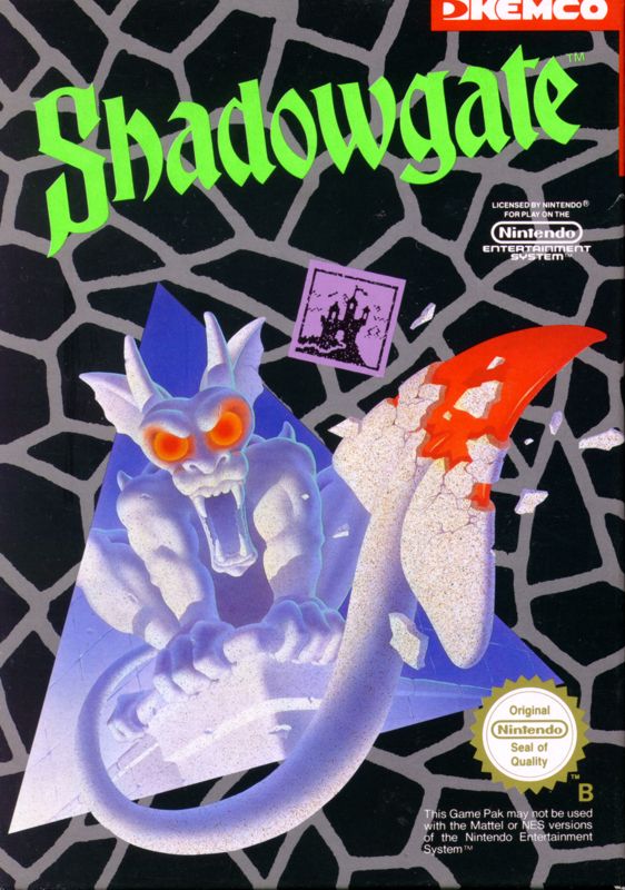 Shadowgate cover or packaging material - MobyGames