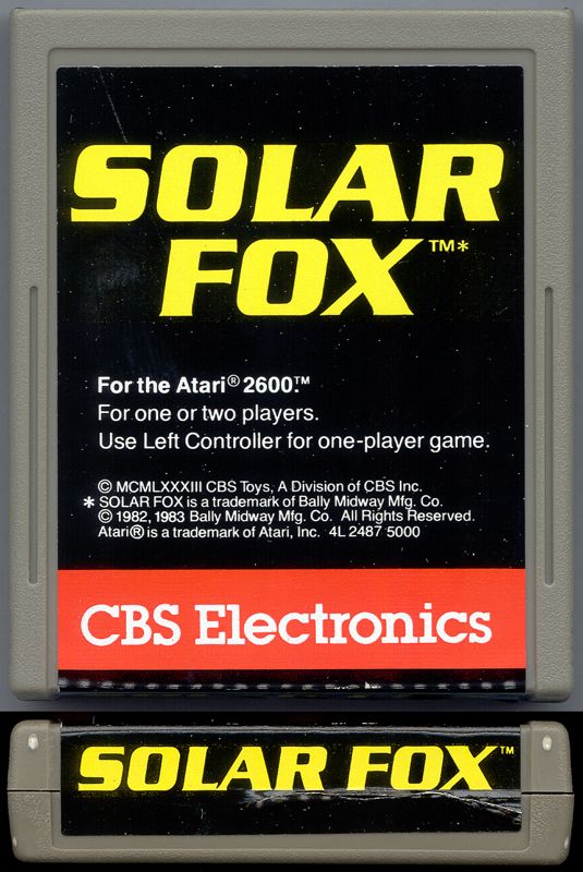 Solar Fox cover or packaging material - MobyGames