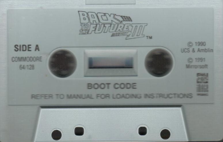 Back to the Future Part III cover or packaging material - MobyGames