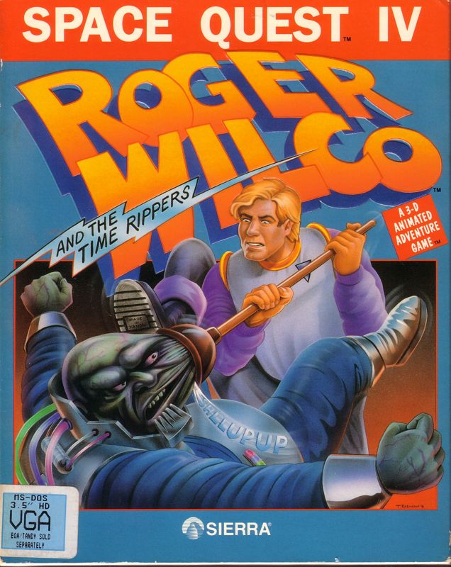 Space Quest IV: Roger Wilco and the Time Rippers cover or packaging ...