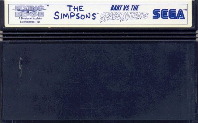 The Simpsons: Bart vs. the Space Mutants cover or packaging material - MobyGames