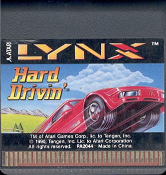 Hard Drivin' cover or packaging material - MobyGames