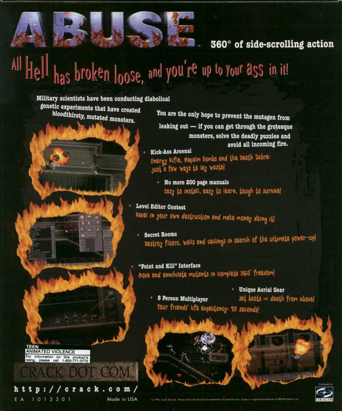 Abuse cover or packaging material - MobyGames