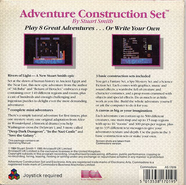 Stuart Smith's Adventure Construction Set cover or packaging material ...