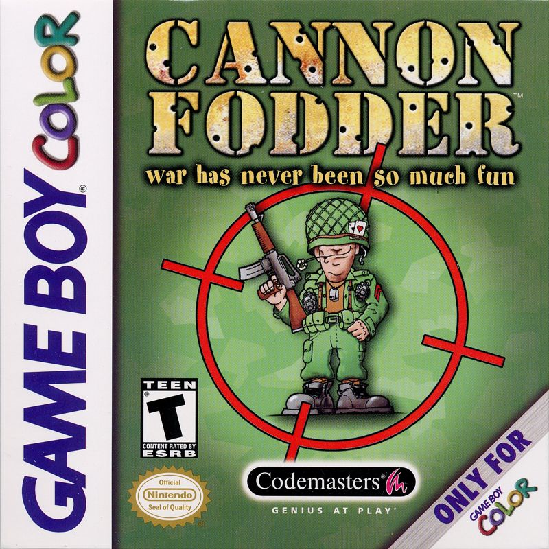 Cannon Fodder cover or packaging material - MobyGames