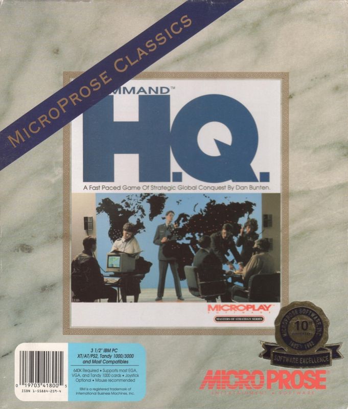 Command H.Q. cover or packaging material - MobyGames