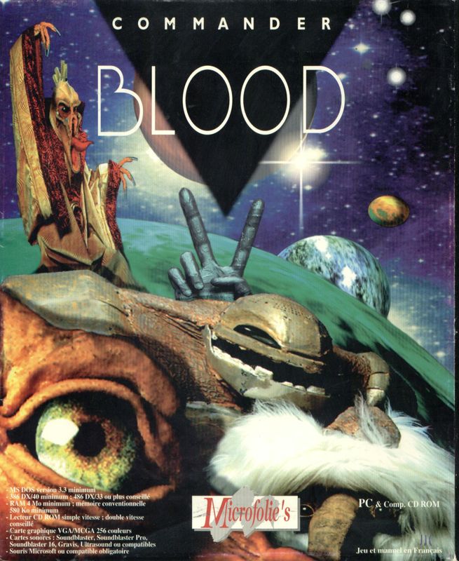 Commander Blood cover or packaging material - MobyGames