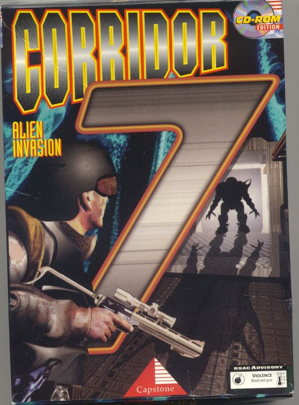 Corridor 7: Alien Invasion cover or packaging material - MobyGames