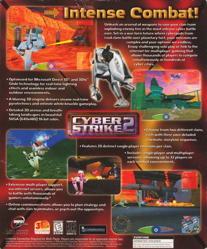 CyberStrike 2 cover or packaging material - MobyGames