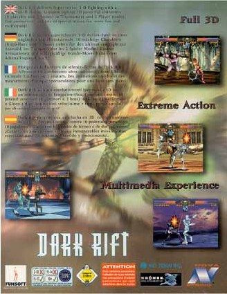 Dark Rift cover or packaging material - MobyGames
