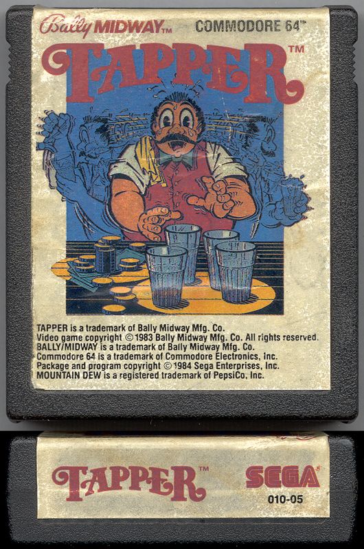 Tapper cover or packaging material - MobyGames