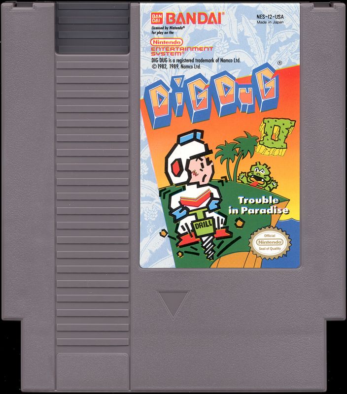 Dig Dug II: Trouble in Paradise cover or packaging material - MobyGames