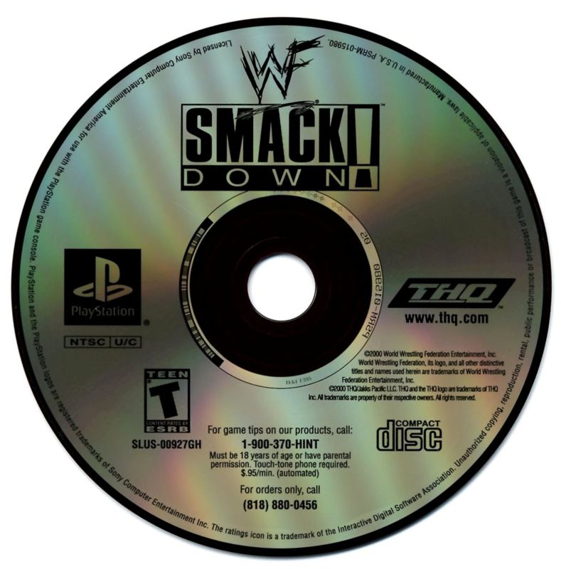 WWF Smackdown! cover or packaging material - MobyGames