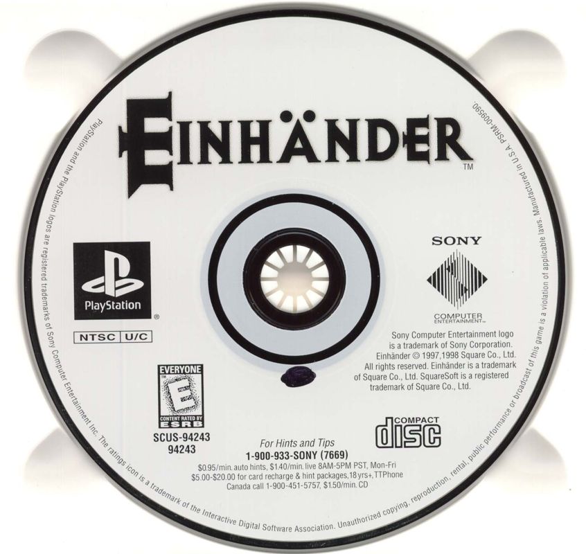 Einhänder cover or packaging material - MobyGames