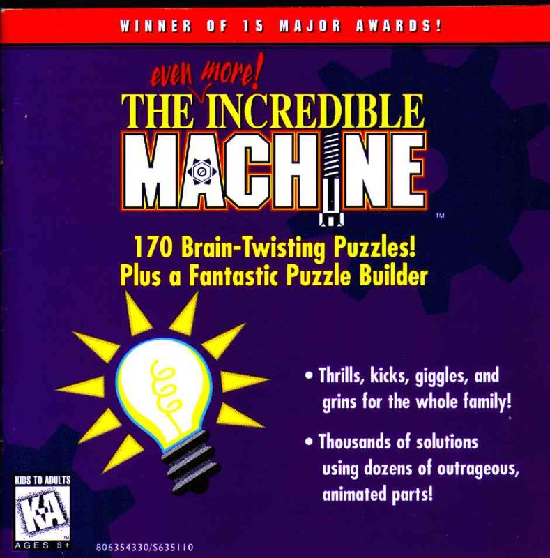 The Even More! Incredible Machine credits (Windows 16-bit, 1993 ...