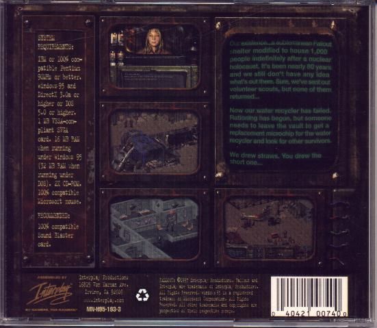Fallout cover or packaging material - MobyGames