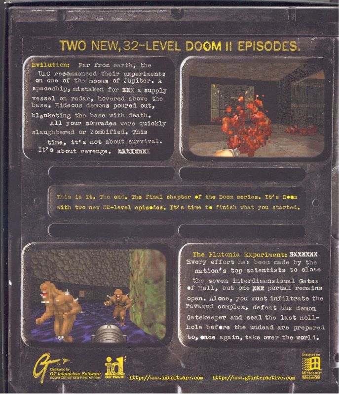 Final Doom cover or packaging material - MobyGames