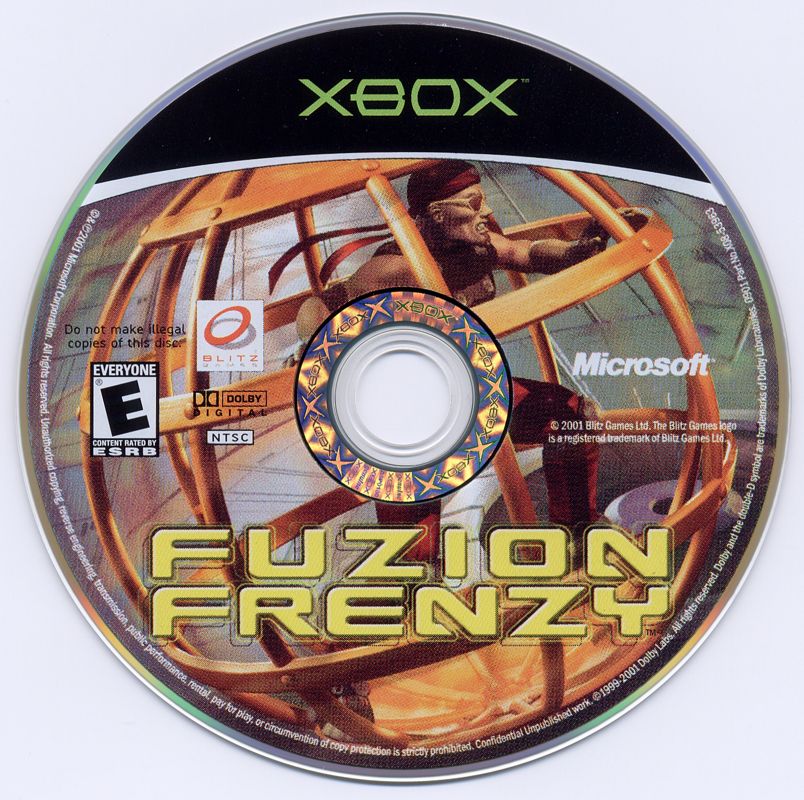 Fuzion Frenzy cover or packaging material - MobyGames