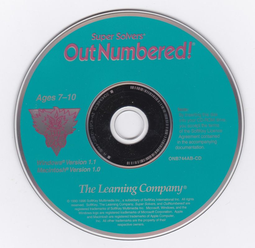 Super Solvers: OutNumbered! cover or packaging material - MobyGames