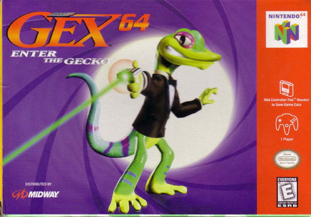Gex: Enter the Gecko promo art, ads, magazines advertisements - MobyGames