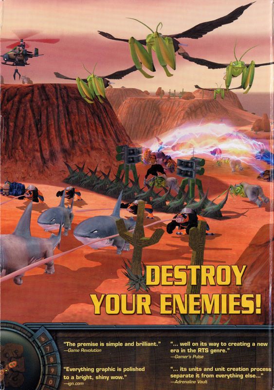 Impossible Creatures cover or packaging material - MobyGames