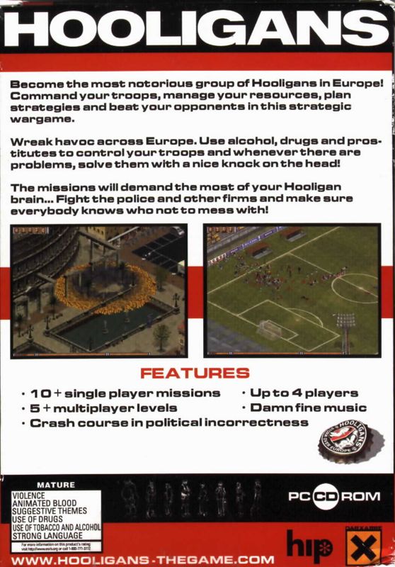 Hooligans cover or packaging material - MobyGames