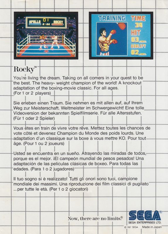 Rocky cover or packaging material - MobyGames