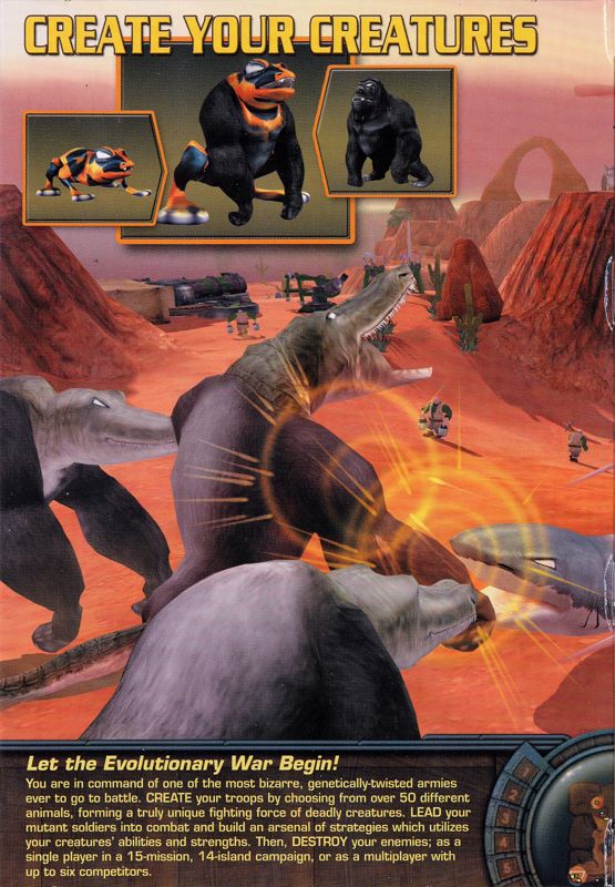 Impossible Creatures cover or packaging material - MobyGames