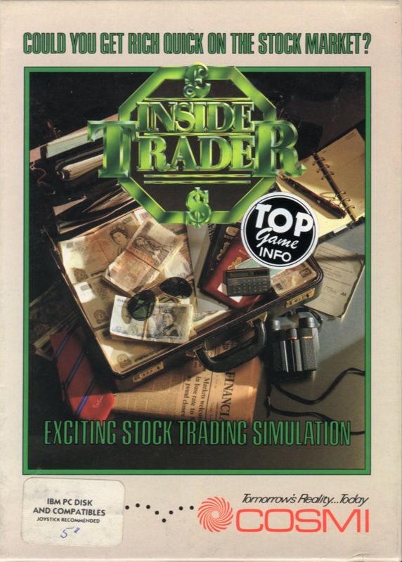 Inside Trader: The Authentic Stock Trading Game cover or packaging ...