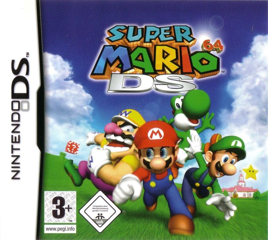 Super Mario 64 DS cover or packaging material - MobyGames