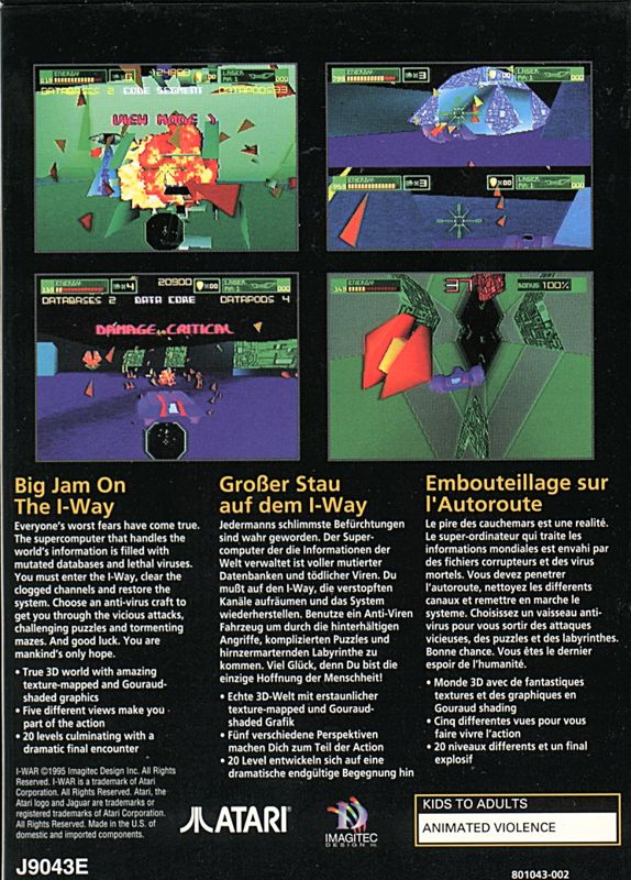 I-War cover or packaging material - MobyGames