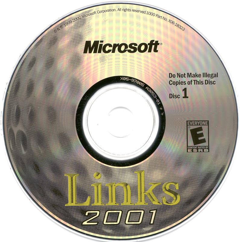 Links 2001 cover or packaging material - MobyGames