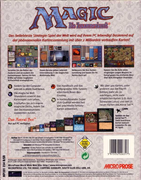 Magic: The Gathering cover or packaging material - MobyGames