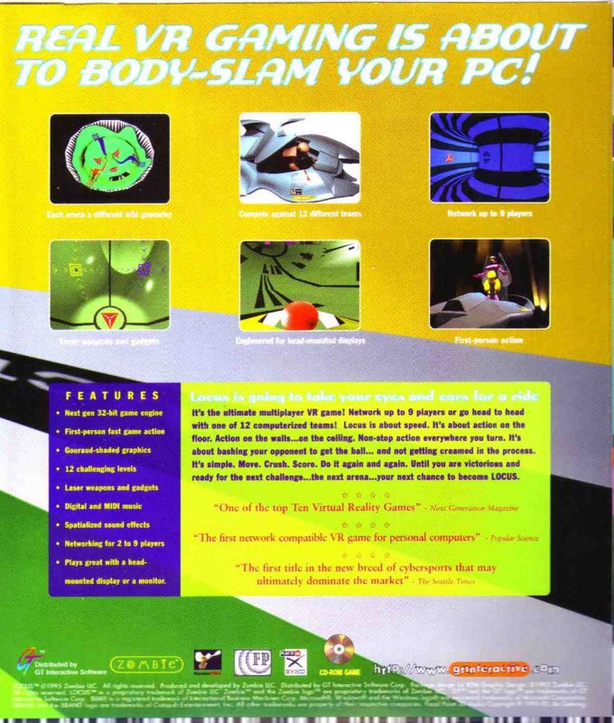 Locus cover or packaging material - MobyGames