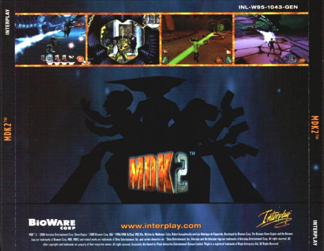 MDK 2 cover or packaging material - MobyGames