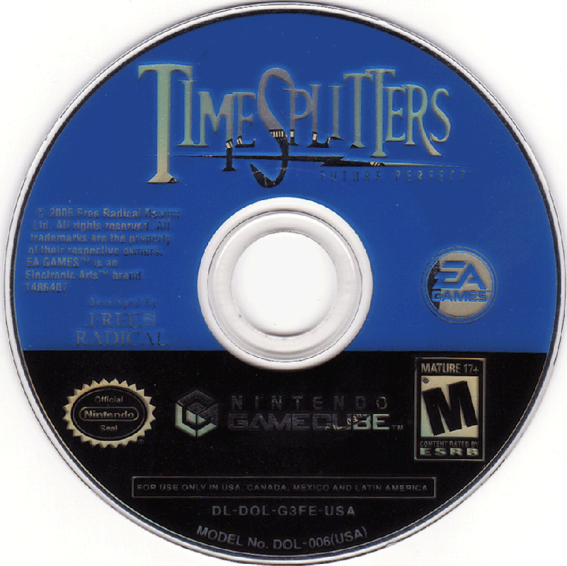 TimeSplitters: Future Perfect cover or packaging material - MobyGames