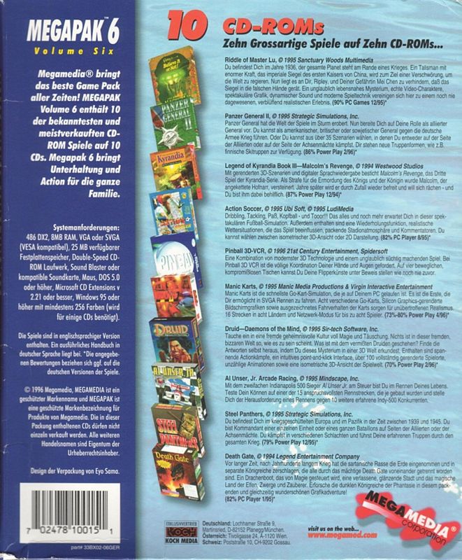 Megapak 6 cover or packaging material - MobyGames