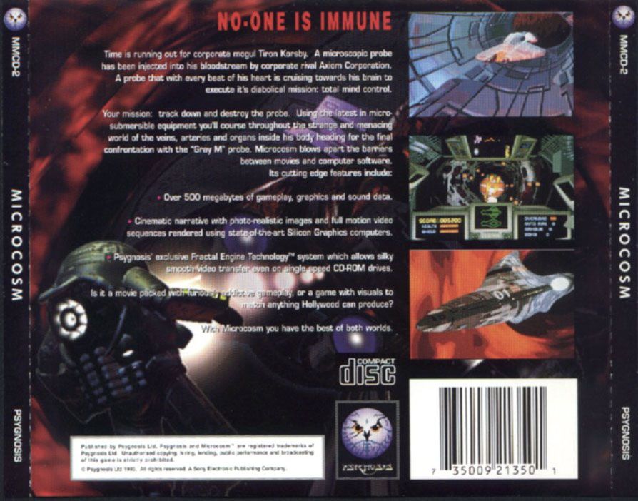 Microcosm cover or packaging material - MobyGames