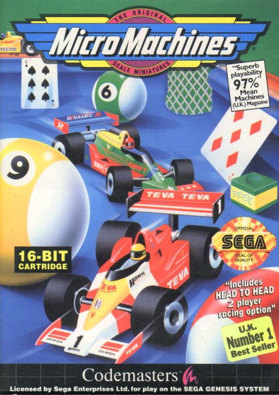 Micro Machines cover or packaging material - MobyGames
