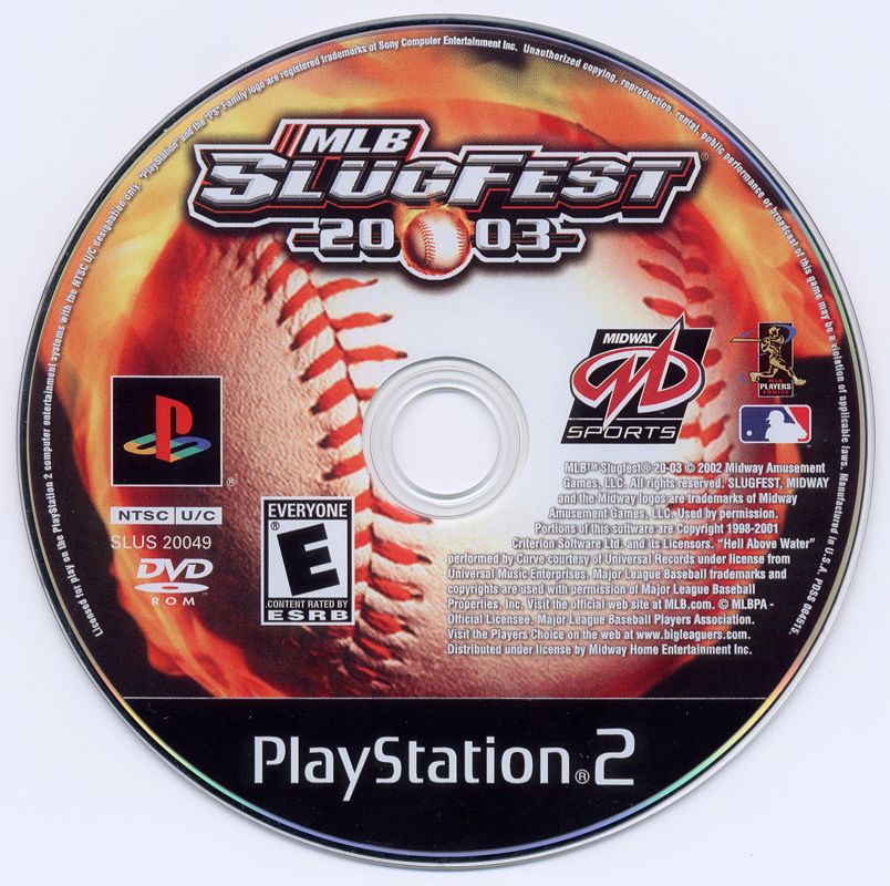 MLB SlugFest 20-03 cover or packaging material - MobyGames