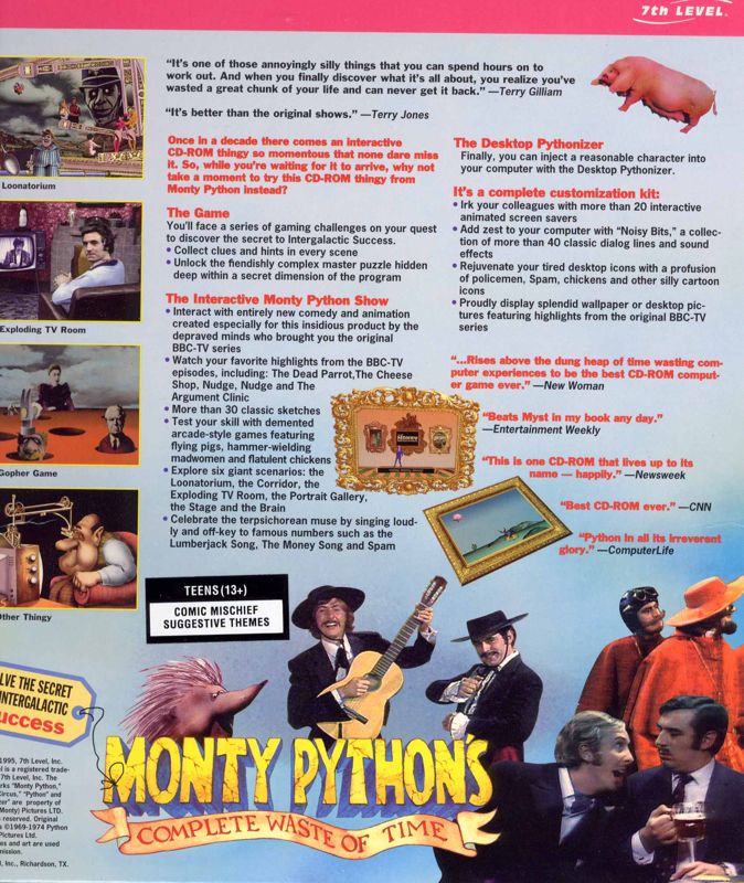 Monty Python's Complete Waste of Time cover or packaging material ...