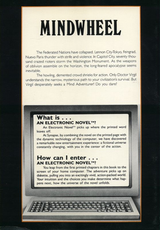 Mindwheel cover or packaging material - MobyGames