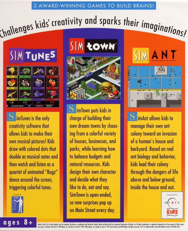 My 3 Sims! cover or packaging material - MobyGames