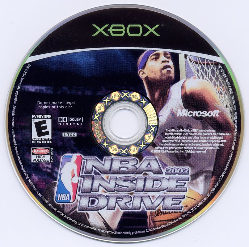 NBA Inside Drive 2002 cover or packaging material - MobyGames