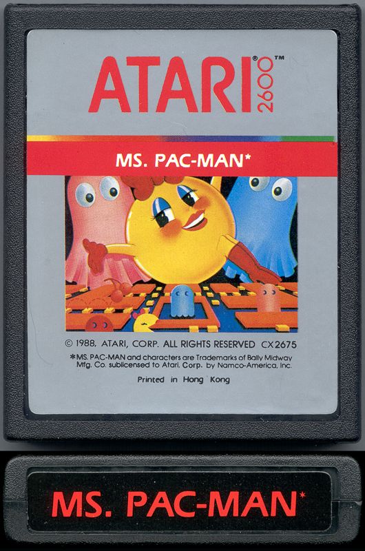 Ms. Pac-Man cover or packaging material - MobyGames