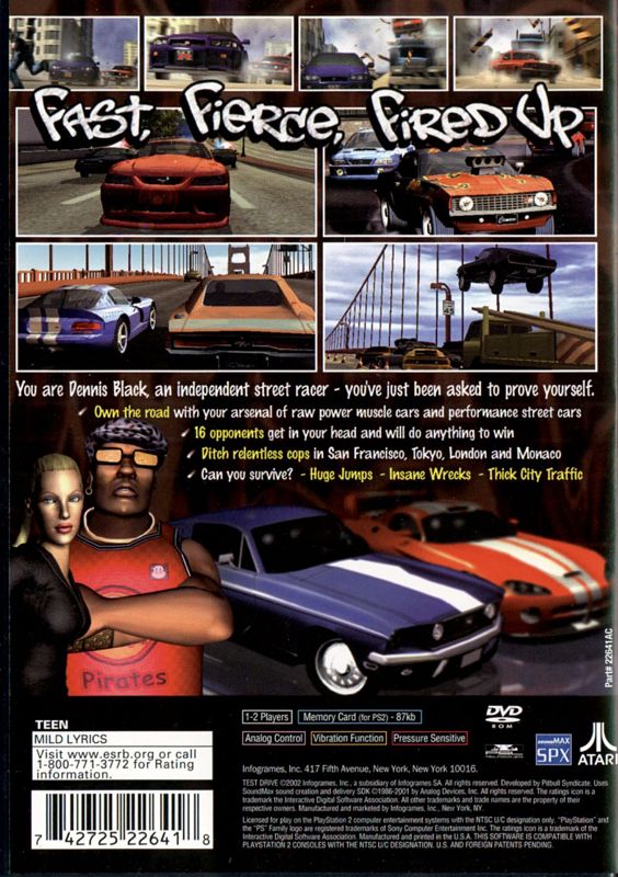 Test Drive cover or packaging material - MobyGames