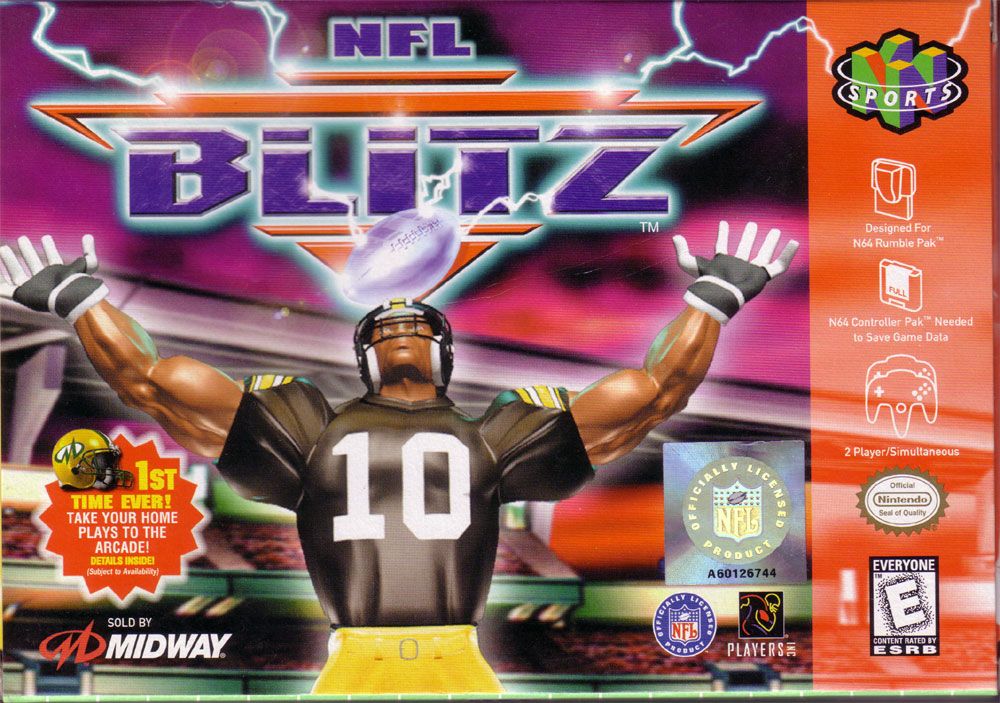 NFL Blitz cover or packaging material - MobyGames