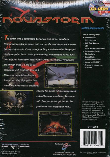 Novastorm cover or packaging material - MobyGames