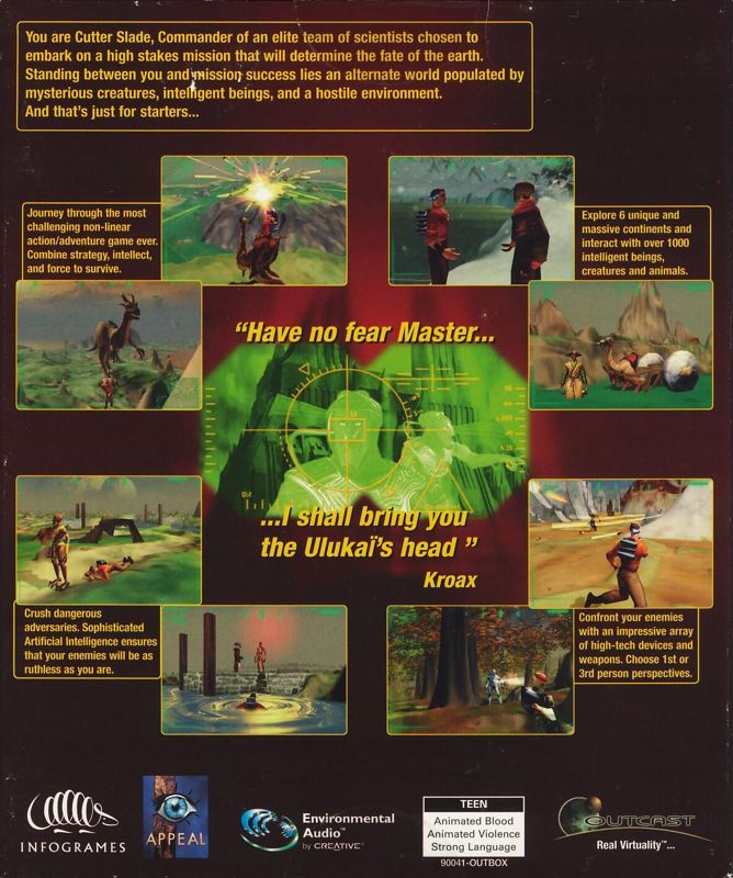 Outcast cover or packaging material - MobyGames