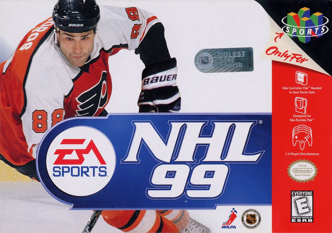 NHL 99 cover or packaging material - MobyGames